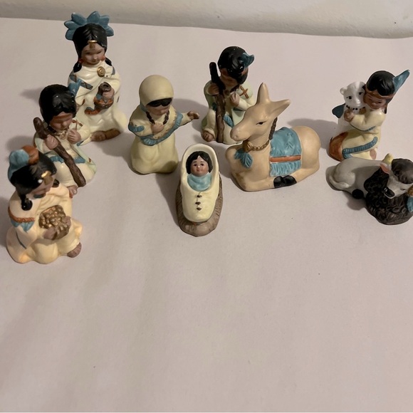 unbranded | Holiday | Nativity Scene Native American Indian Theme 9 ...